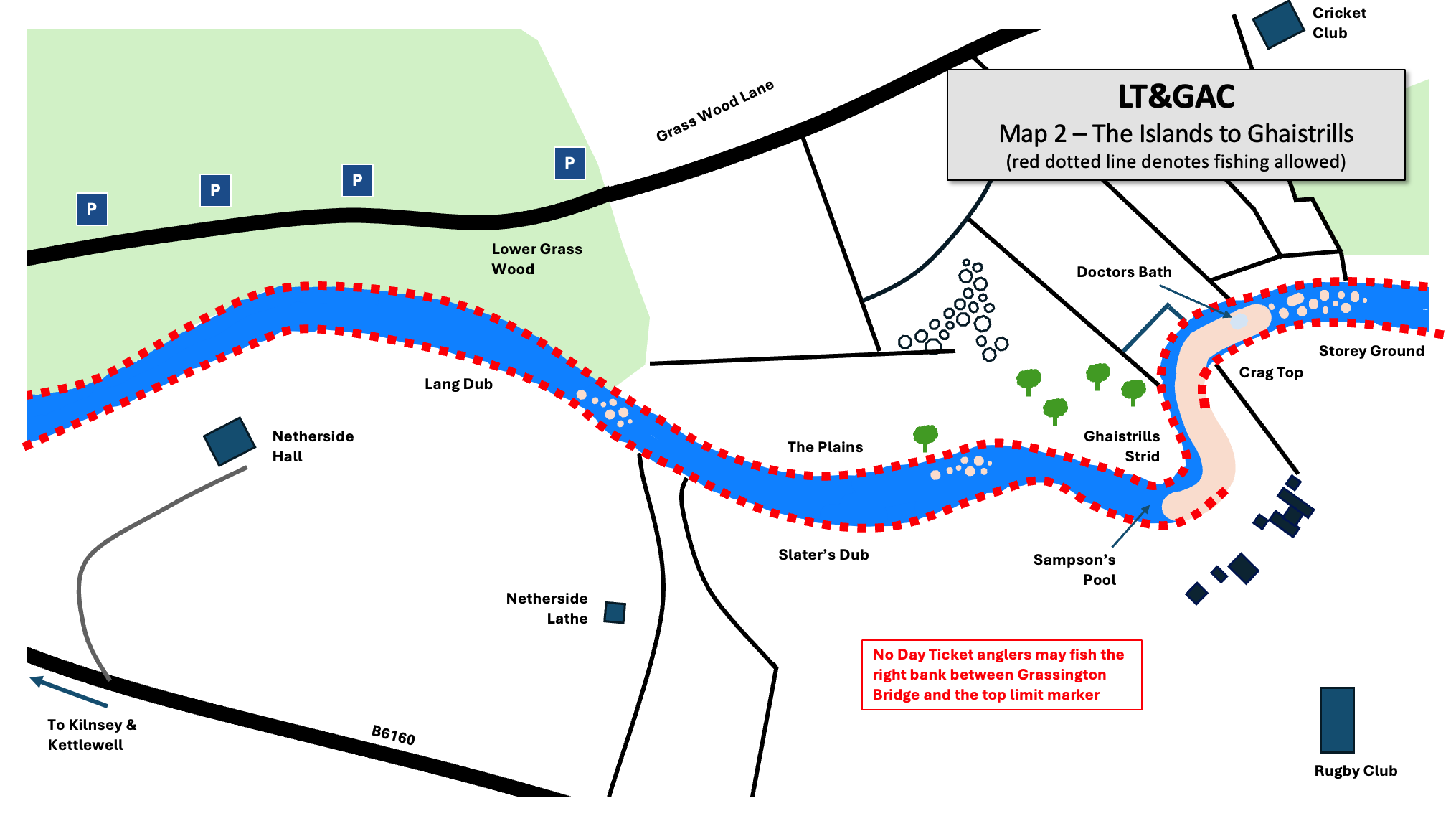 River maps | LINTON, THRESHFIELD & GRASSINGTON ANGLING CLUB